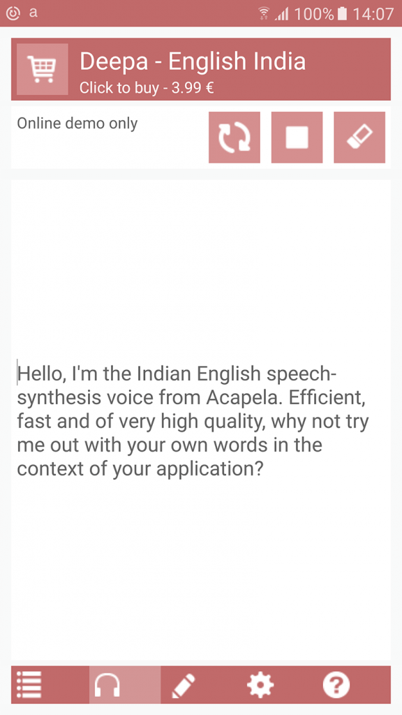 Acapela Group | Acapela TTS Voices (Google Play) – HOW TO