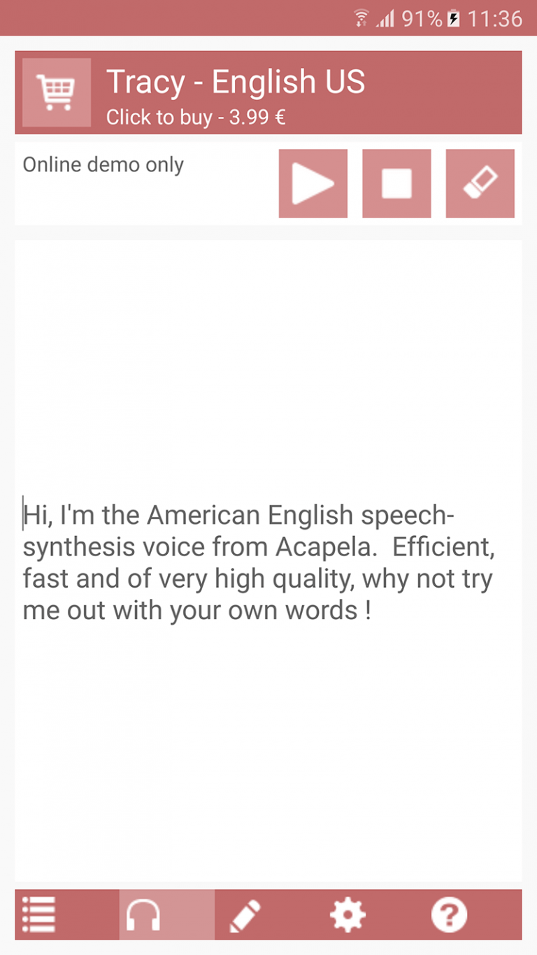 Acapela Group | Acapela TTS Voices (Google Play) – HOW TO